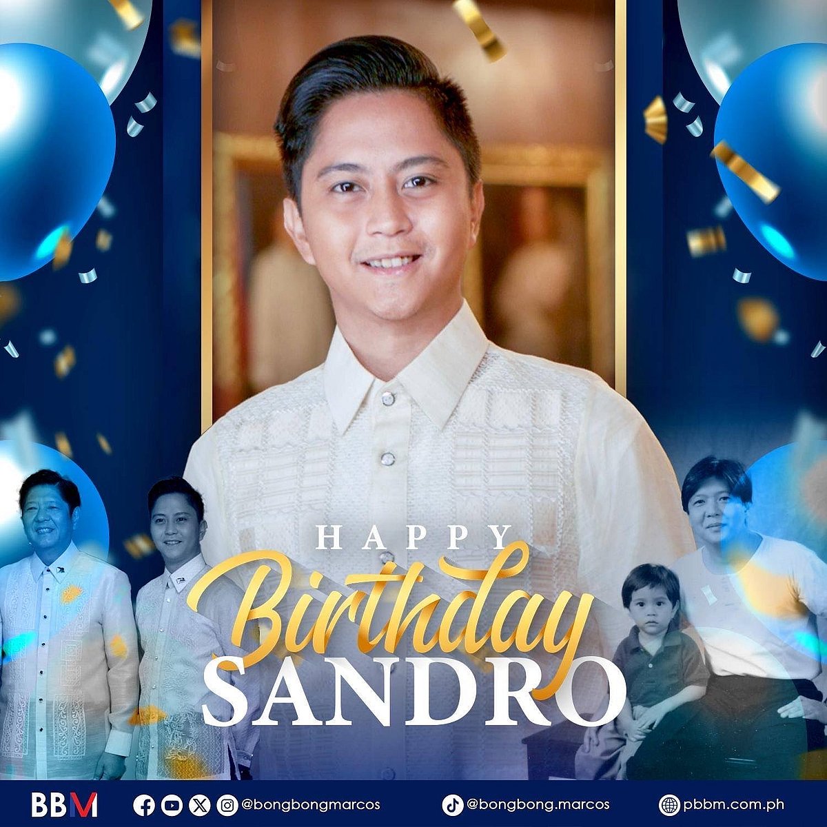 ‘So proud’ of birthday boy Sandro