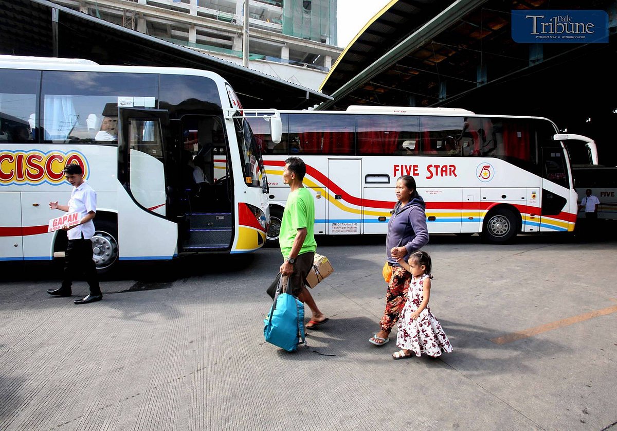 Bus terminal situation in Cubao