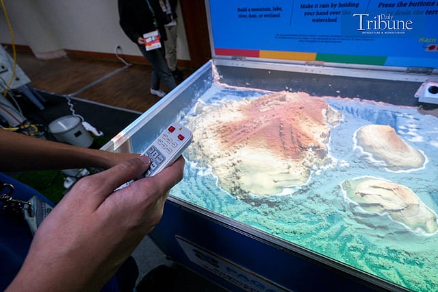 AR terrain, flood simulator unveiled