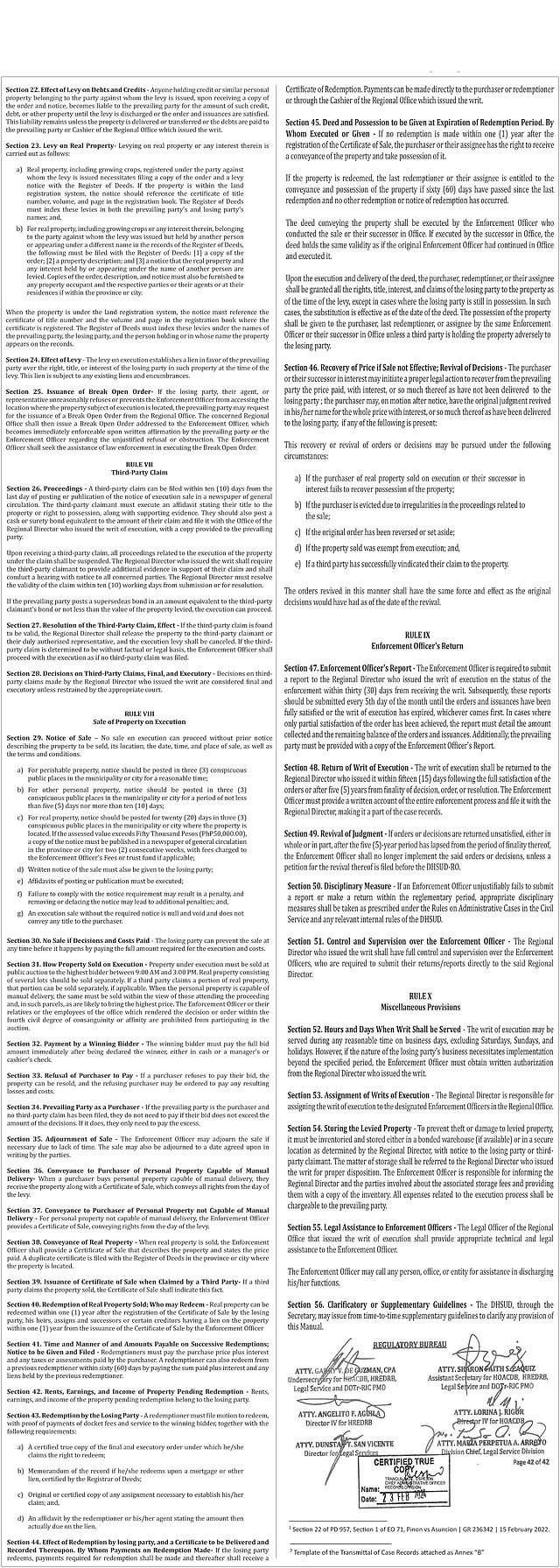 Department of Human Settlements and Urban Development (DHSUD)