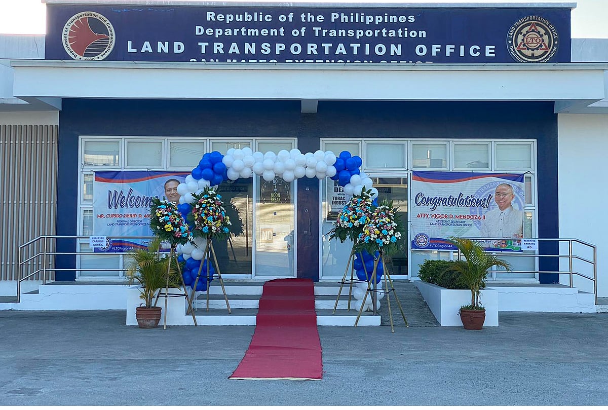 LTO opens new extension office in San Mateo, Rizal