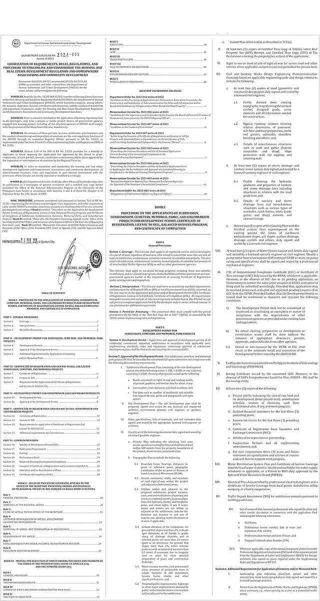 Department of Human Settlements and Urban Development (DHSUD)