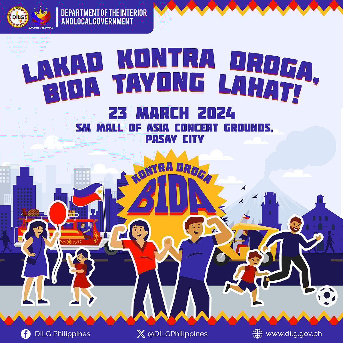 Abalos leads thousands in BIDA Program Unity Walk