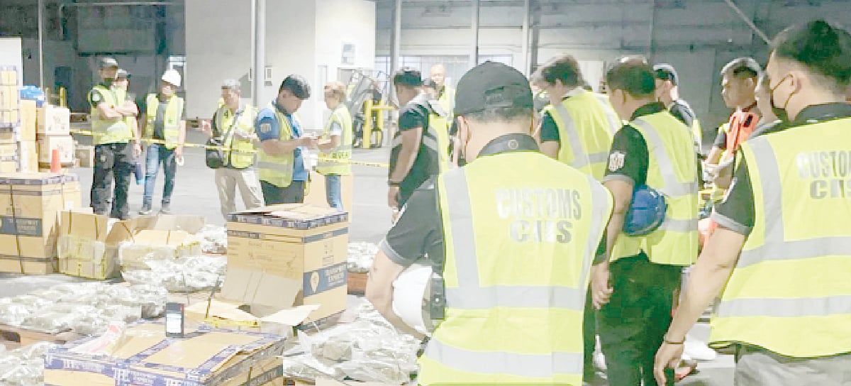P238.2-M ‘kush’ found inside balikbayan boxes