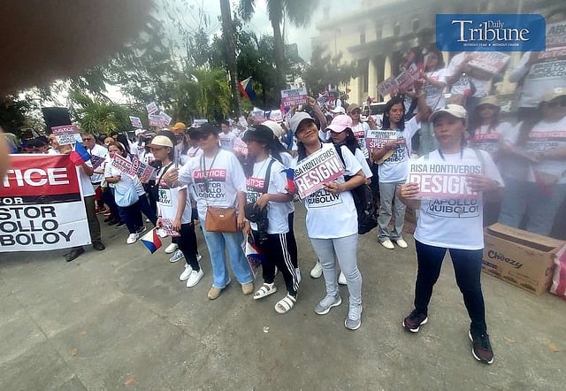 Kingdom of Jesus Christ members rally in support of Quiboloy