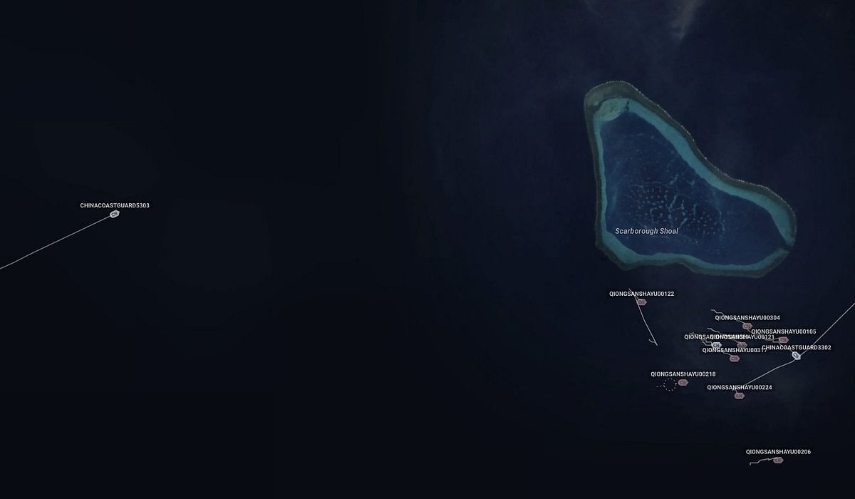 2 plus 1 CCG ship 'swarming' at Bajo de Masinloc