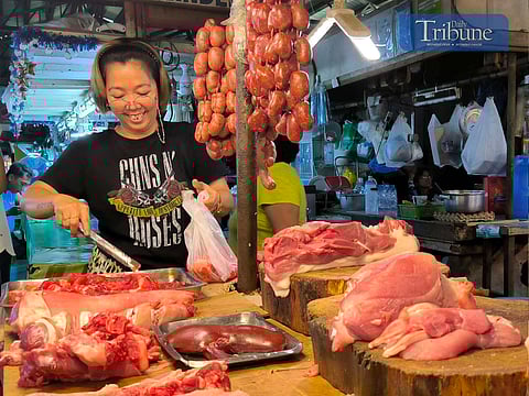 Meat vendor in Olongapo