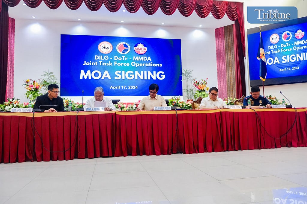DILG-DoTr-MMDA MOA signing