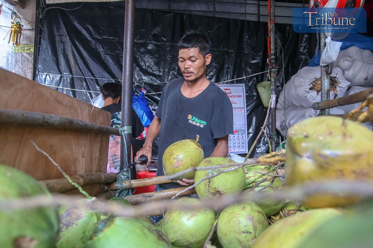 Buko juice on a hot summer day