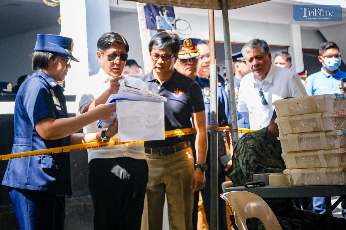 PBBM examines P13.3-B worth of drugs seized