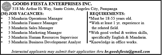 Good Fiesta Enterprises Inc.