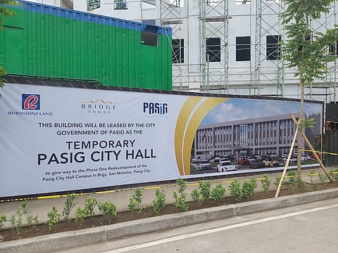Pasig Temporary City Hall nears completion