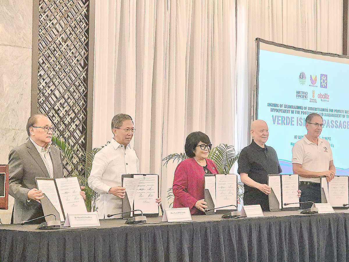 DENR, DoE ink MoU with conglomerates to protect VIP