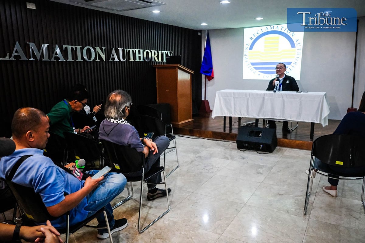 PRA holds press conference on Navotas reclamation