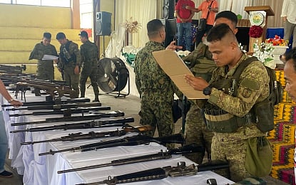 36 loose firearms surrendered in Maguindanao