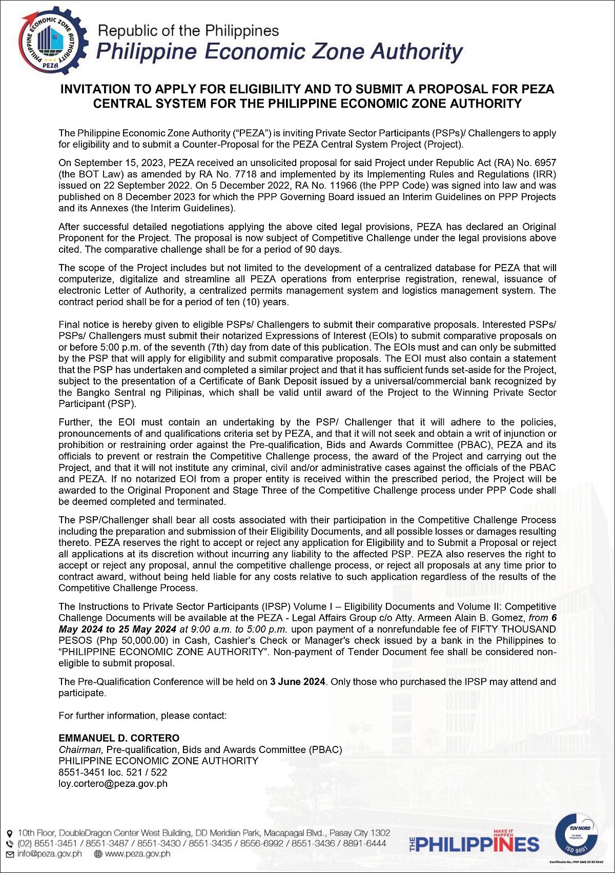 Philippine Economic Zone Authority