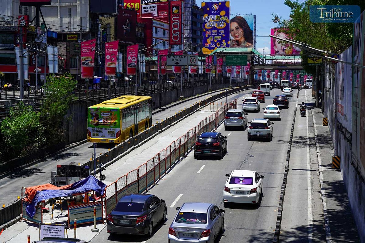 EDSA road repairs underway