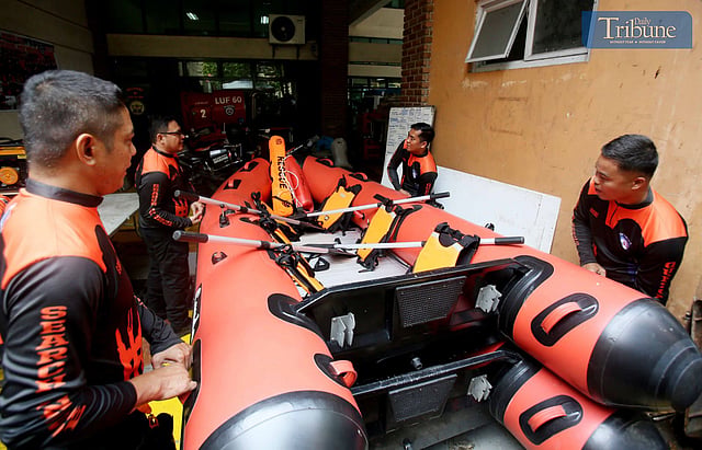 QC disaster team shows readiness