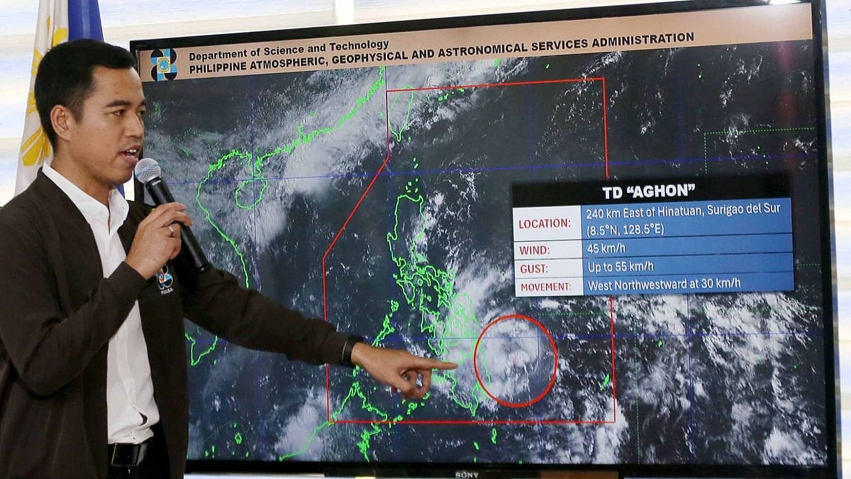 More Luzon areas under Signal No. 1 as 'Aghon' maintains strength