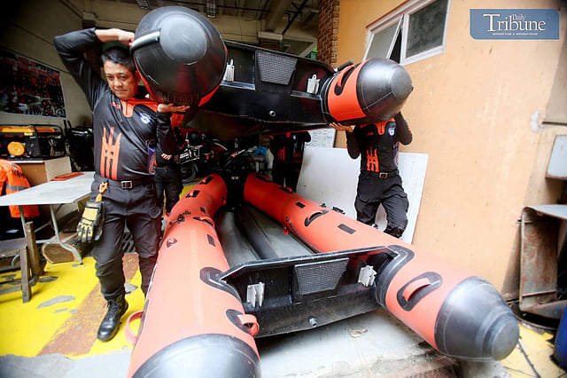 QC disaster team shows readiness