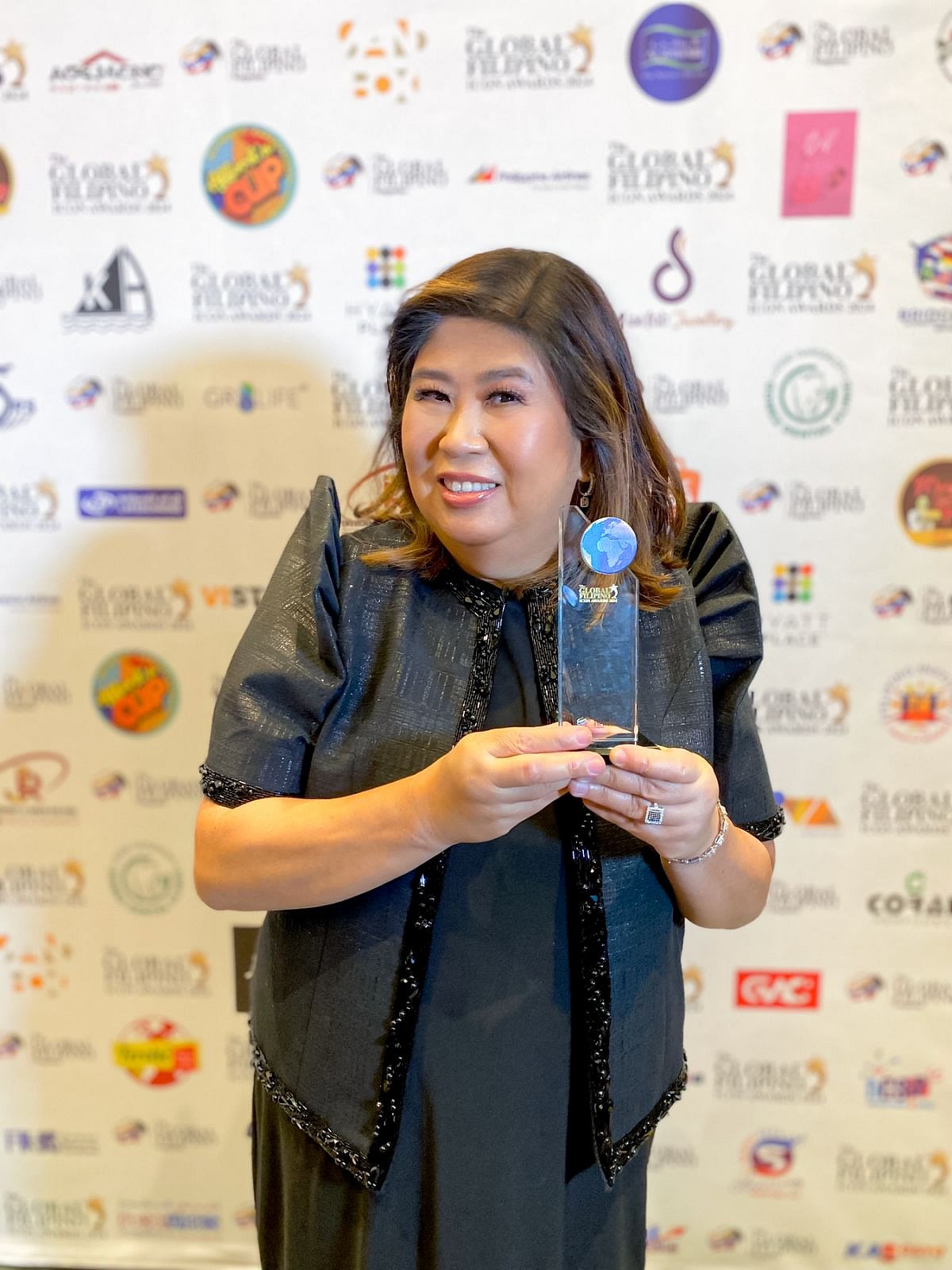 Jessica Soho honored at the Global Filipino Icon Awards