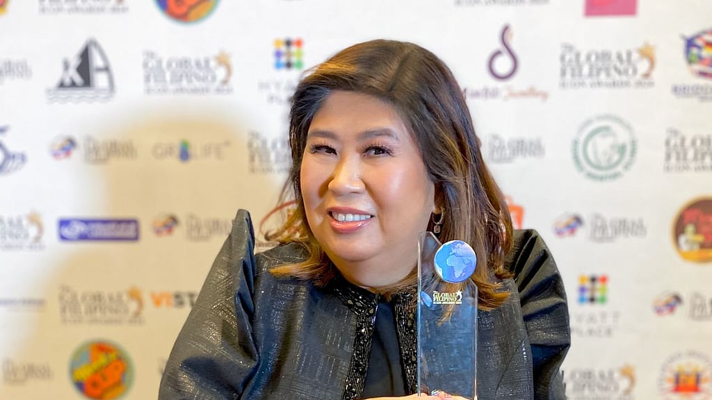 Jessica Soho honored at the Global Filipino Icon Awards