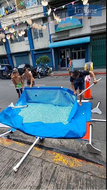 EAGER TO DIP IN THE POOL