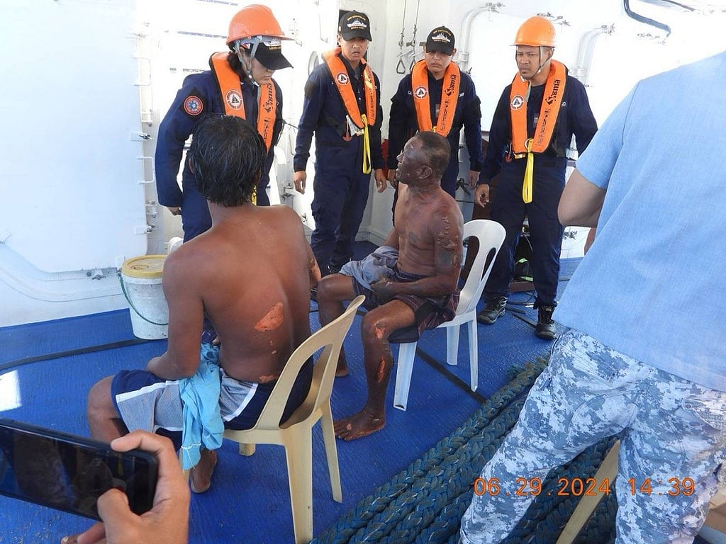 Chinese vessels offer help as PCG rescues fishermen