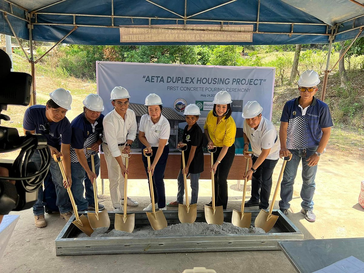 Aeta housing starts construction