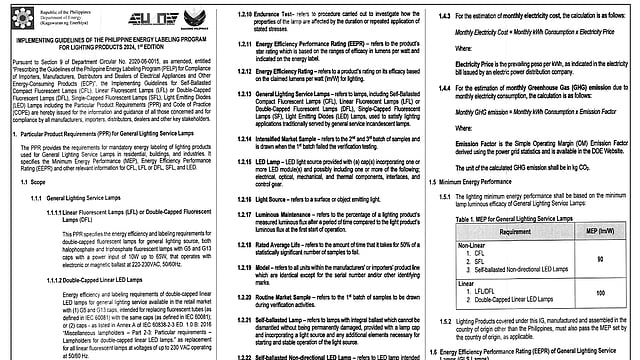 Department of Energy - Implementing Guidelines of the Philippine Energy ...
