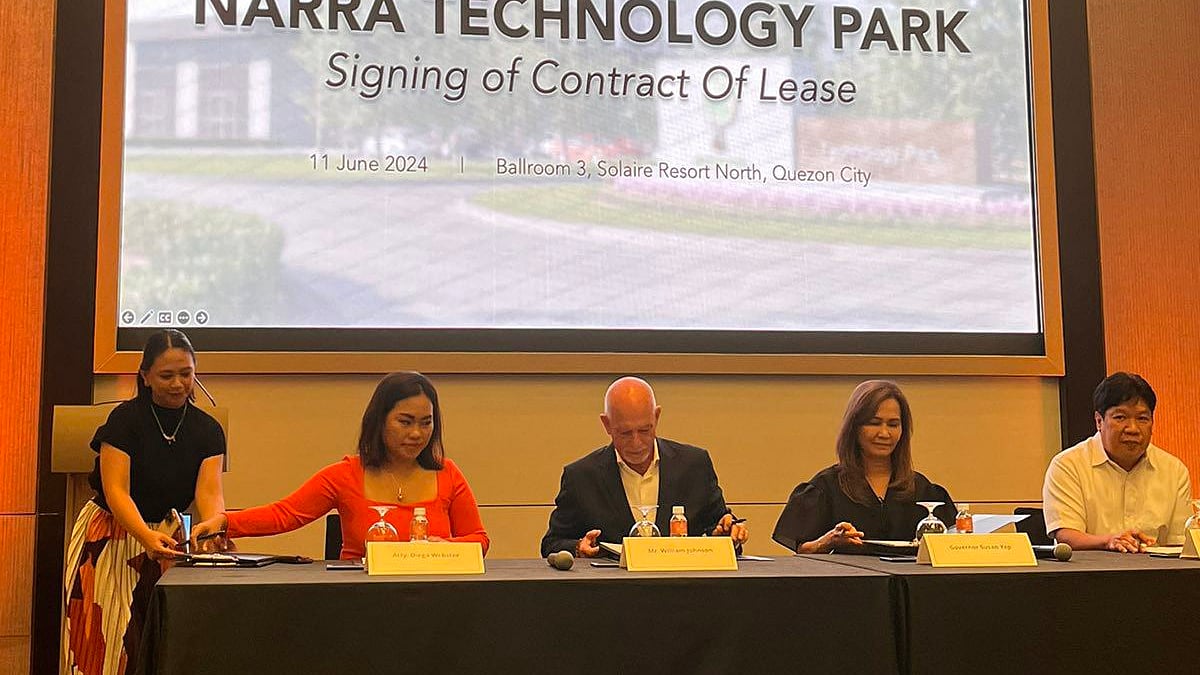 Tarlac, Narra Technology sign agreement to develop technology park