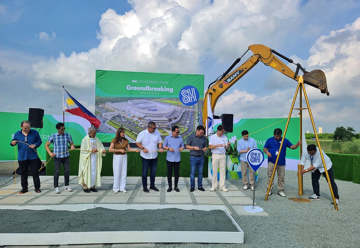 SM City General Trias groundbreaking event