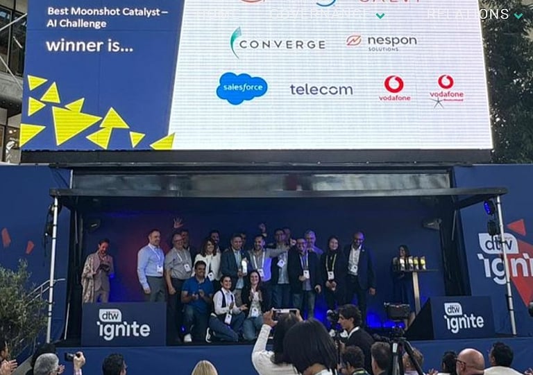 Converge, partners win TM Forum's Best Moonshot Catalyst AI Challenge award