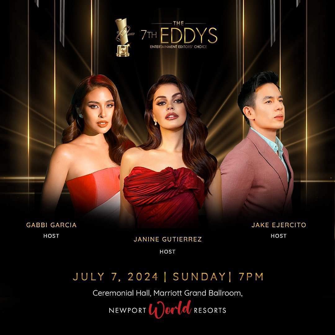 Janine Gutierrez, Gabbi Garcia, Jake Ejercito tapped as hosts for 7th Eddys
