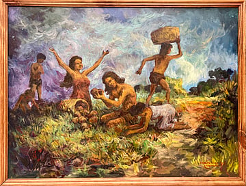 Boholano culture and landscapes in paintings