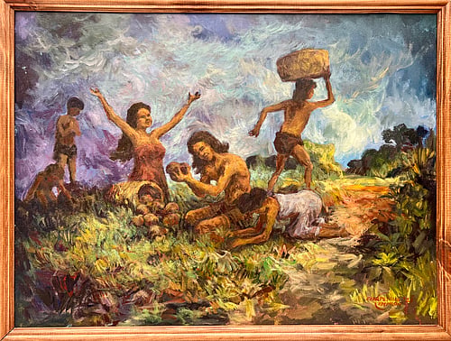 Boholano culture and landscapes in paintings