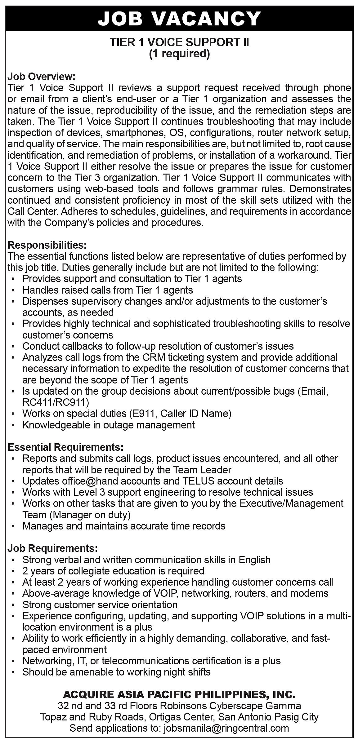 Acquire Asia Pacific Philippines, Inc.