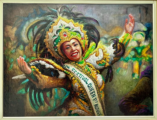 Boholano culture and landscapes in paintings
