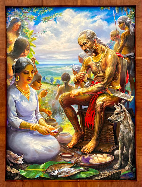Boholano culture and landscapes in paintings
