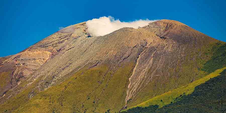 Kanlaon Volcano grumbles
