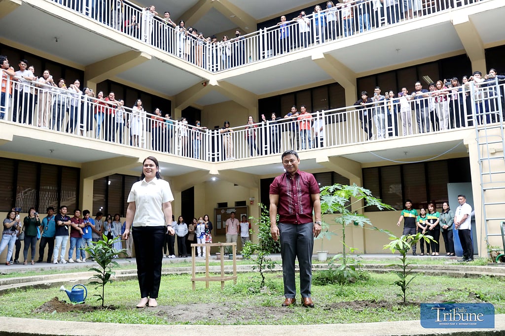 TREE PLANTING RITE AT DEPED