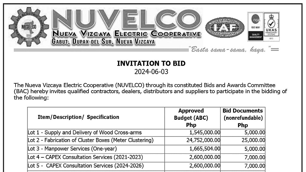 Nueva Vizcaya Electric Cooperative(NUVELCO)