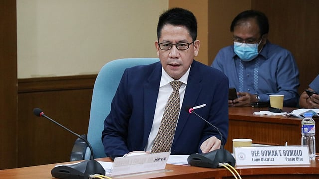 Pasig City Rep. Roman Romulo