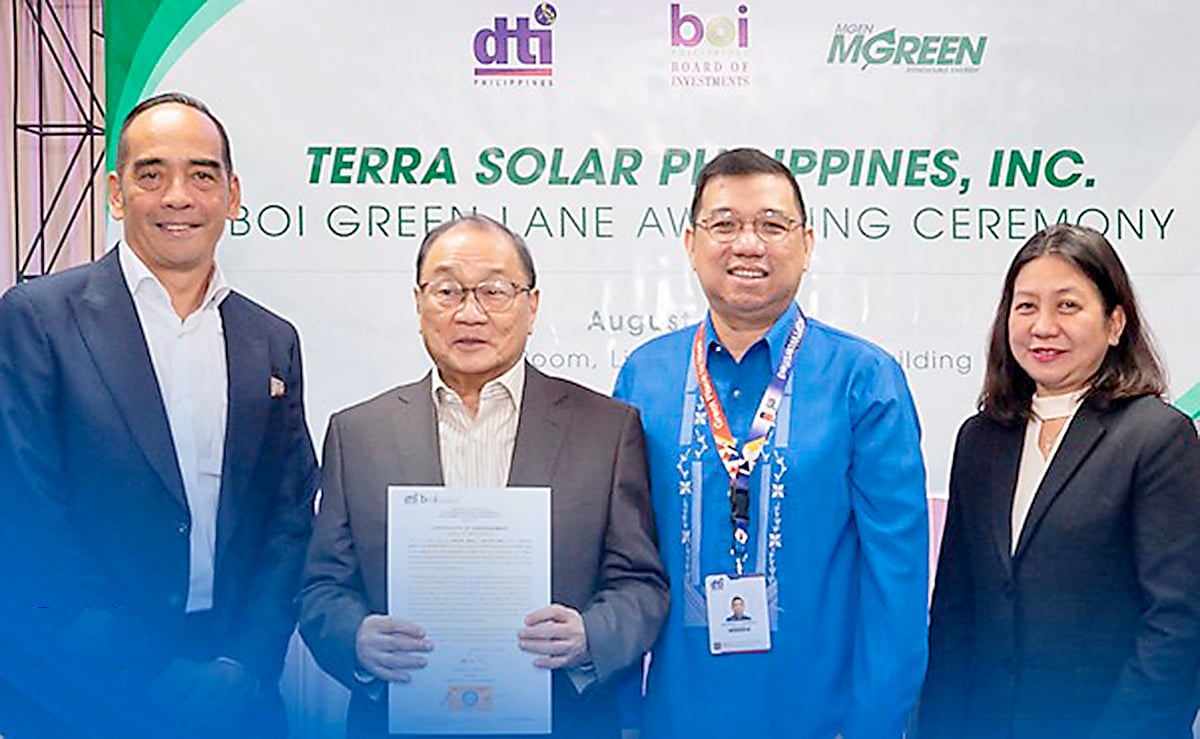 MVP’s Terra Solar gets green lane from BoI