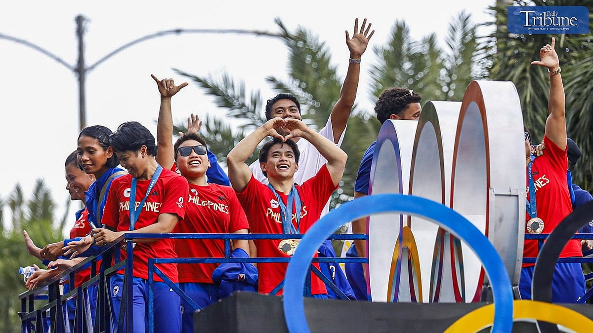 Yulo leads Olympians' homecoming