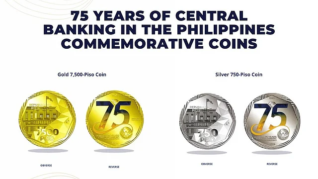 BSP presents Marcos with commemorative coins in celebration of 75th ... BSP presents Marcos with commemorative coins in celebration of 75th ...