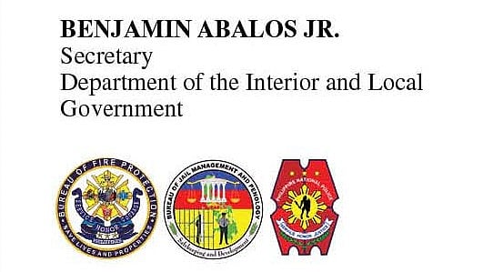 DILG Secretary Benjamin Abalos Jr.