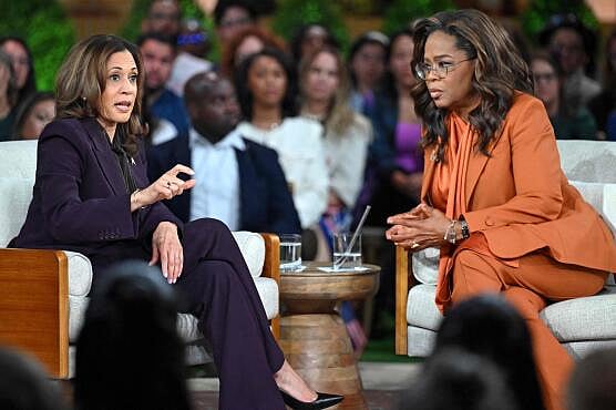 Harris and Oprah hold star-studded election rally