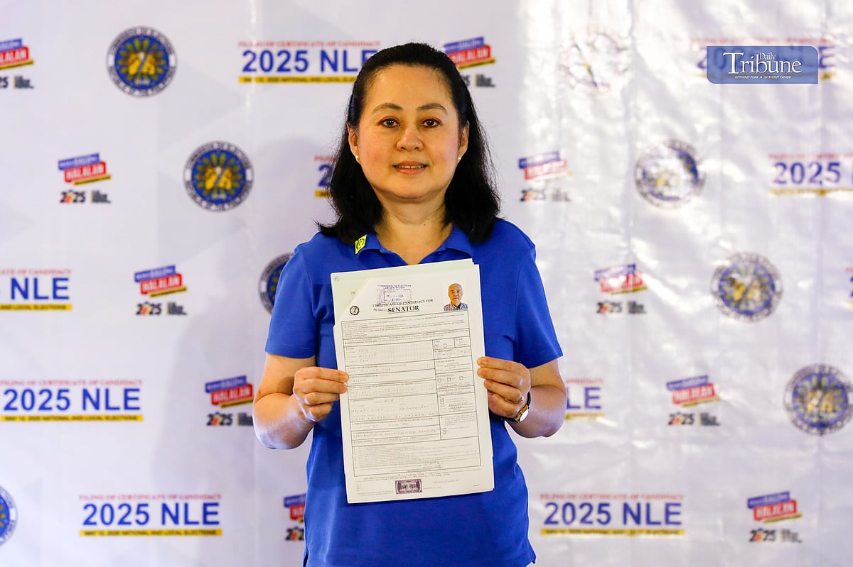 DOC WILLIE ONG FILES COC THRU WIFE