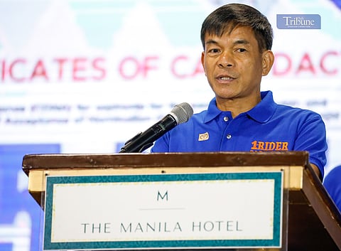 RETIRED POLICE COLONEL BONIFACIO BOSITA FILES CANDIDACY FOR SENATE